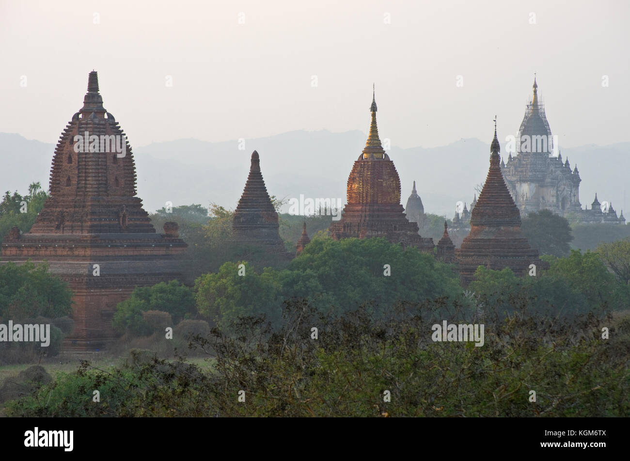 Ancient Pagodas in Bagan Myanmar Stock Photo - Alamy