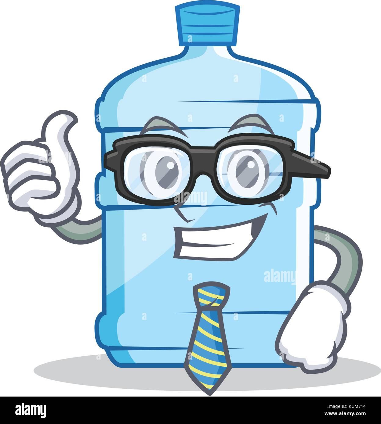 Businessman gallon character cartoon style Stock Vector Image & Art - Alamy