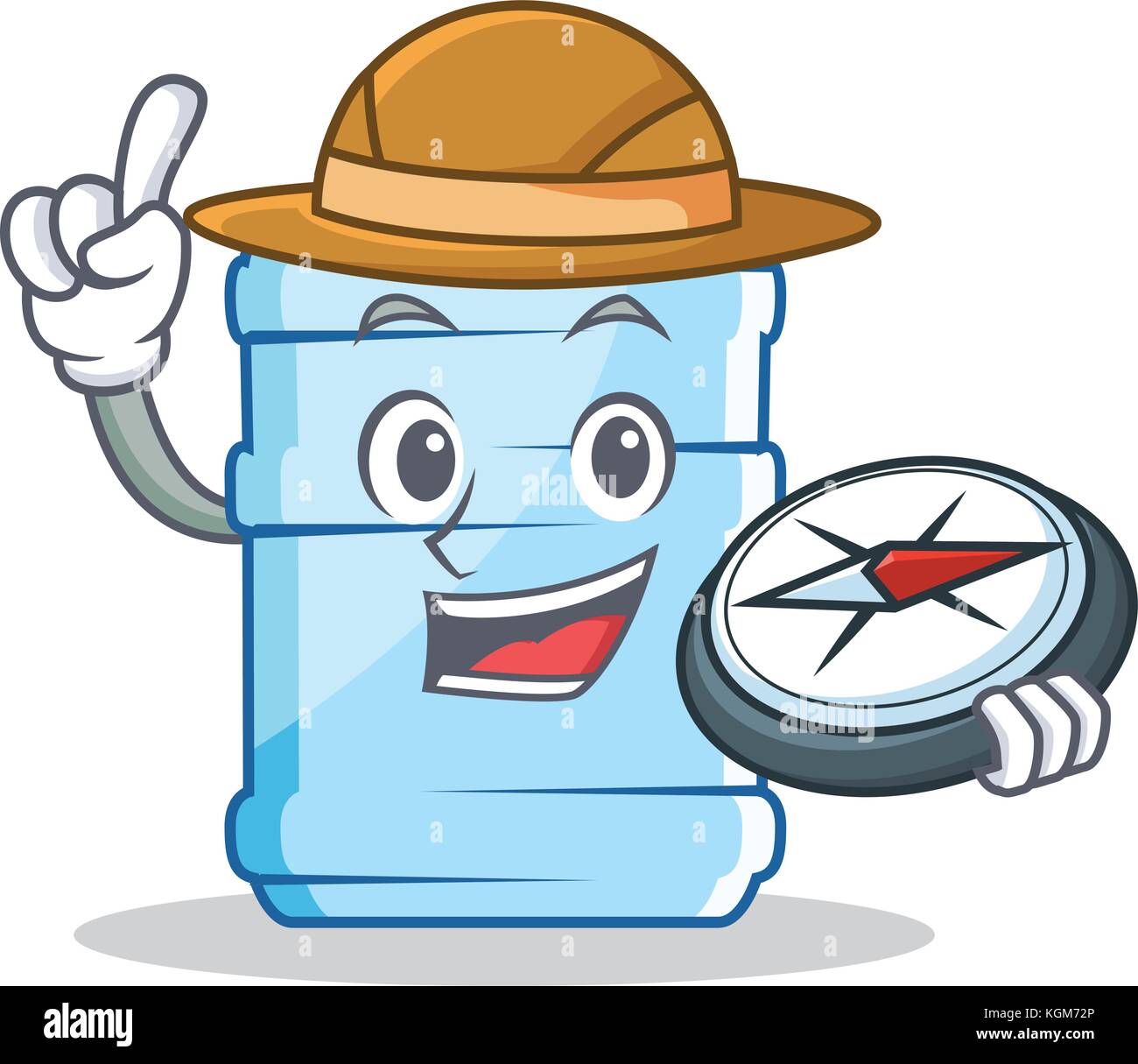 Explorer gallon character cartoon style Stock Vector Image & Art - Alamy