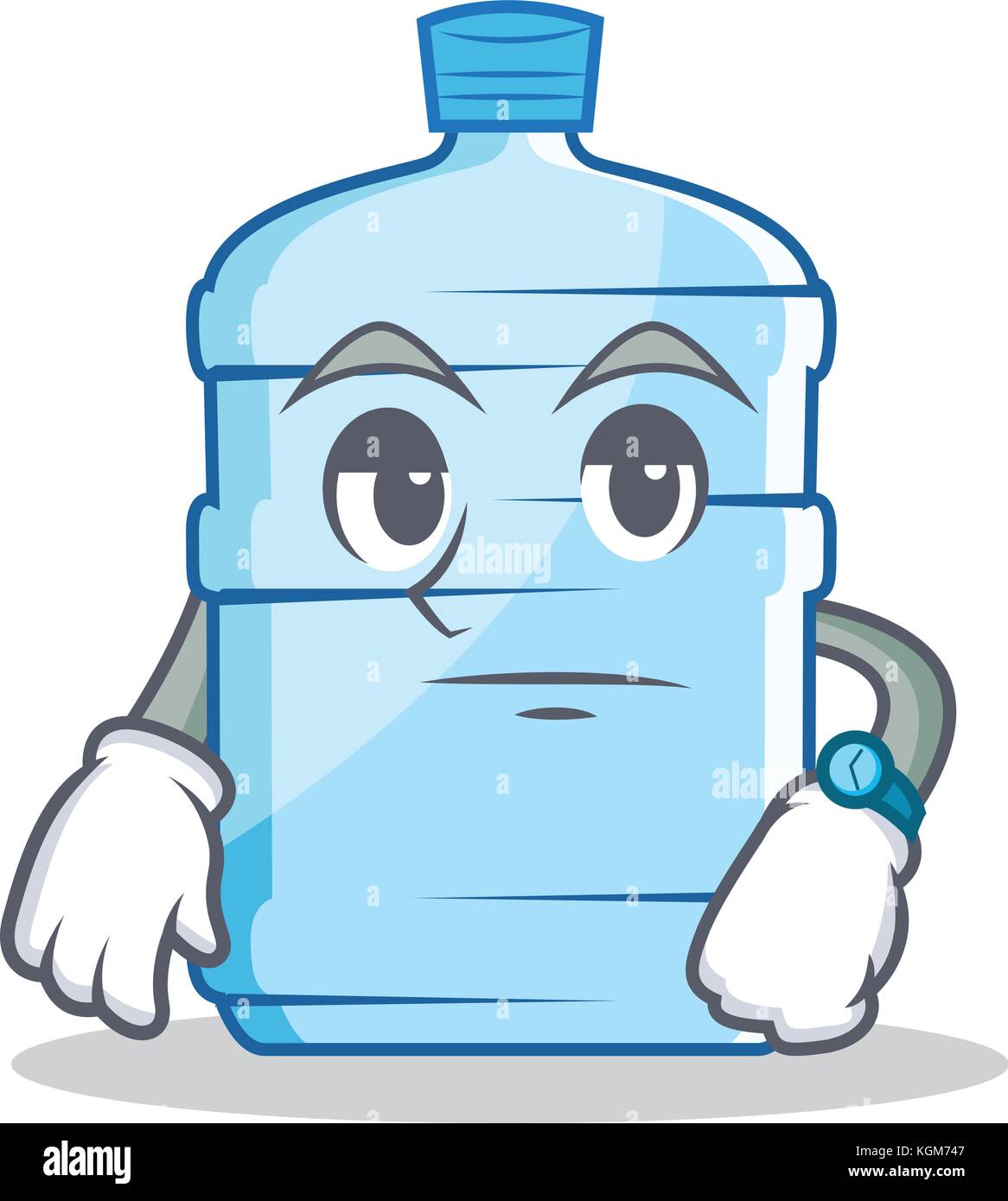 Waiting gallon character cartoon style Stock Vector Image & Art - Alamy