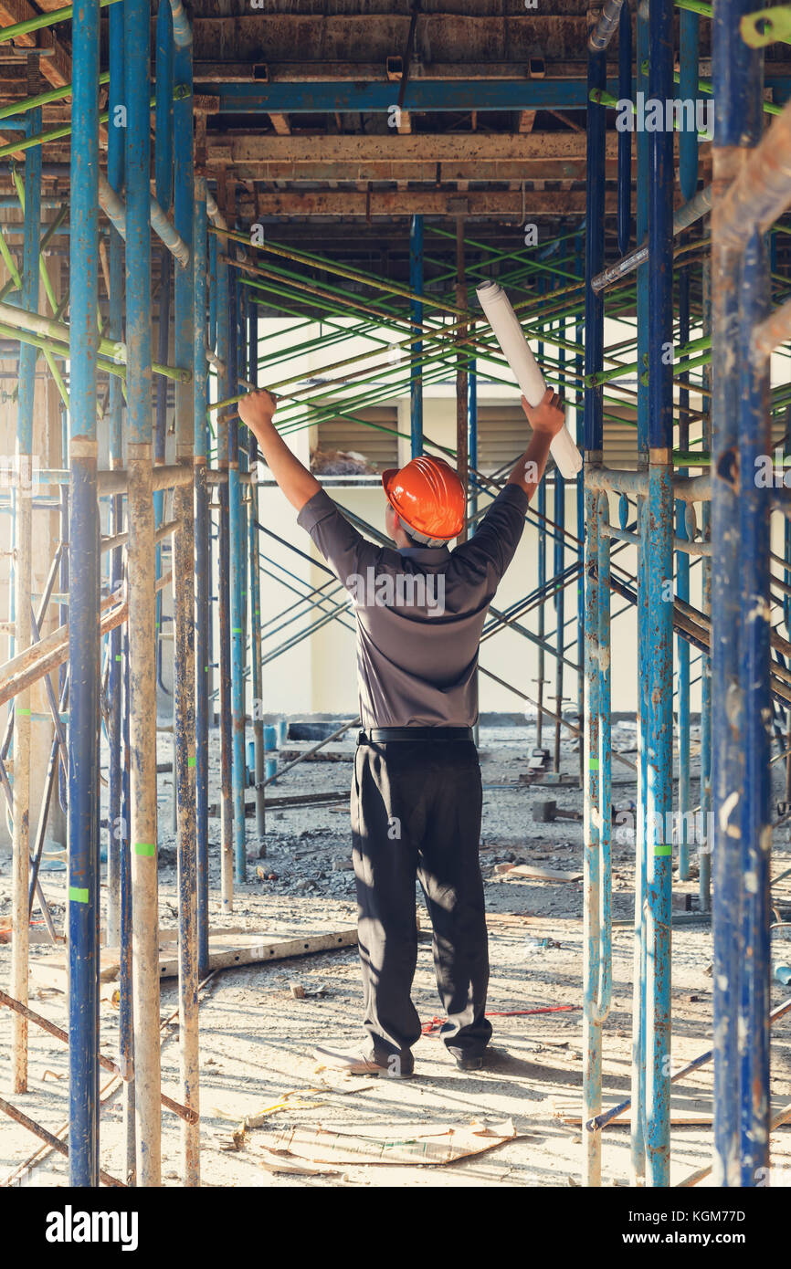 Construction concepts, Engineer and Architect working at Construction ...