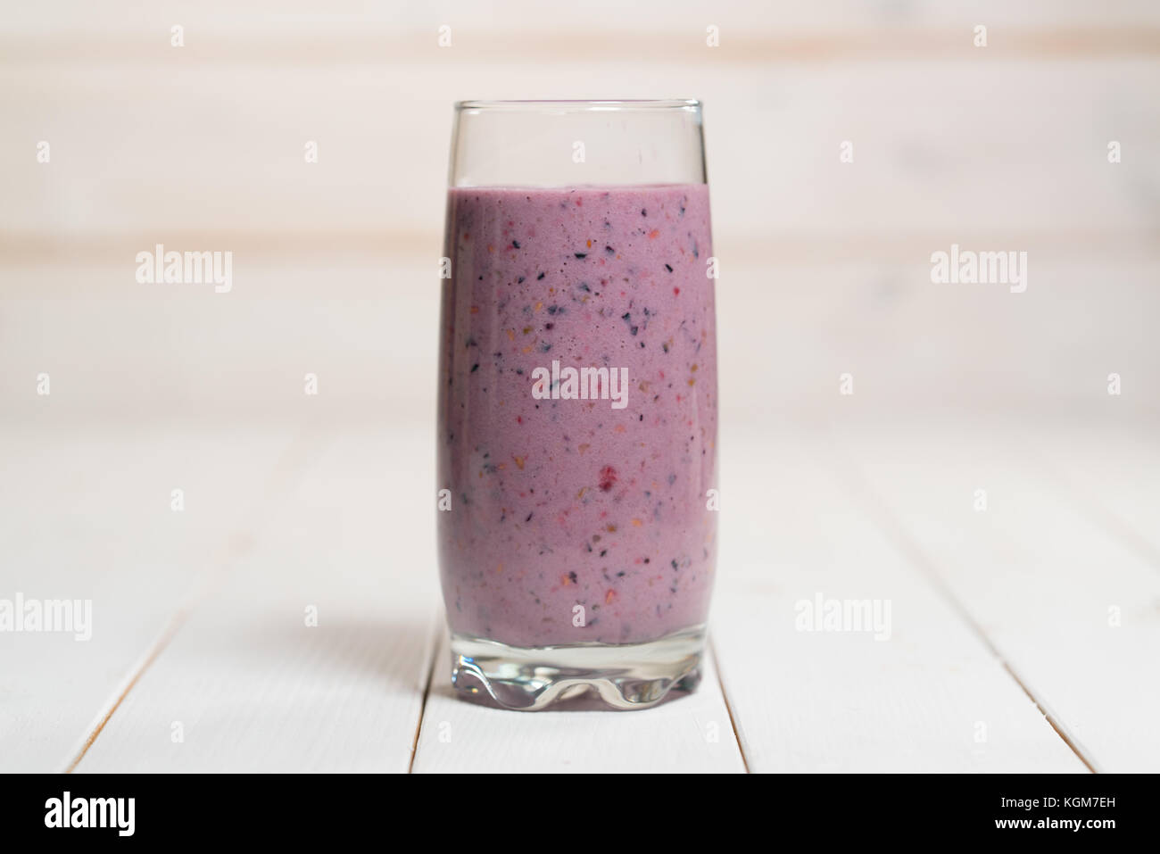 freshly made smoothies from berries and milk Stock Photo - Alamy