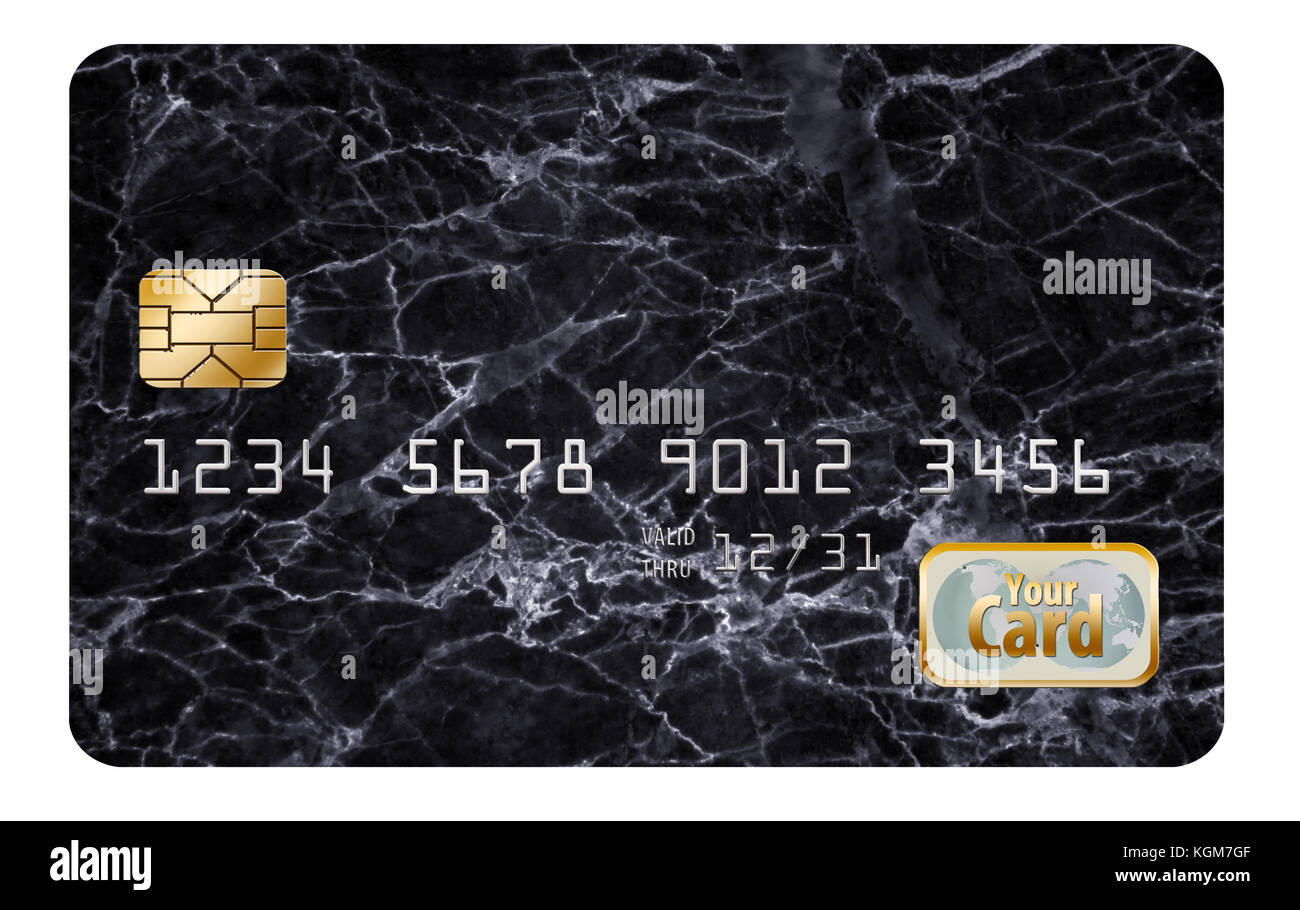Generic credit card isolated on white background Stock Photo - Alamy