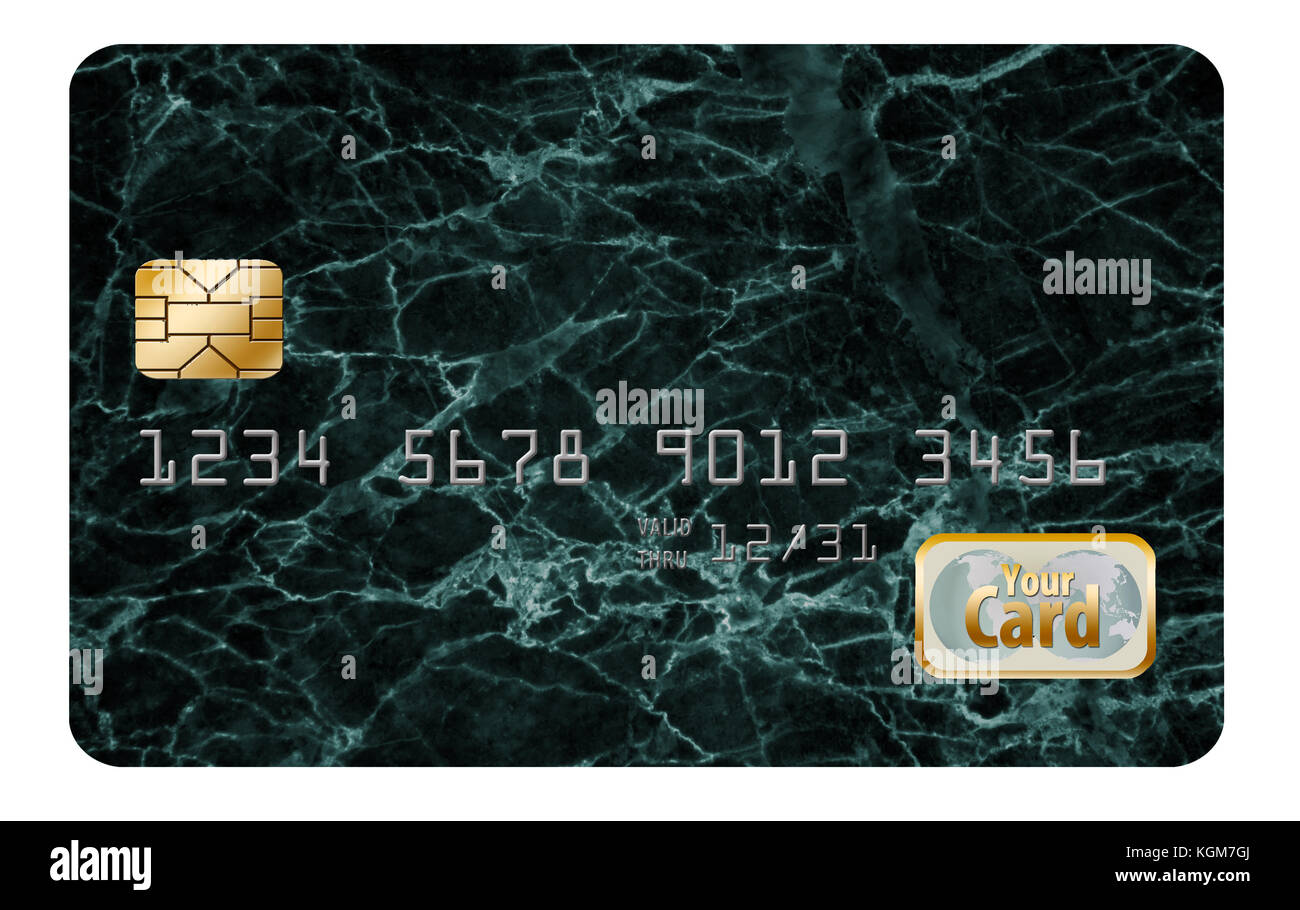 Generic credit card isolated on white background Stock Photo - Alamy