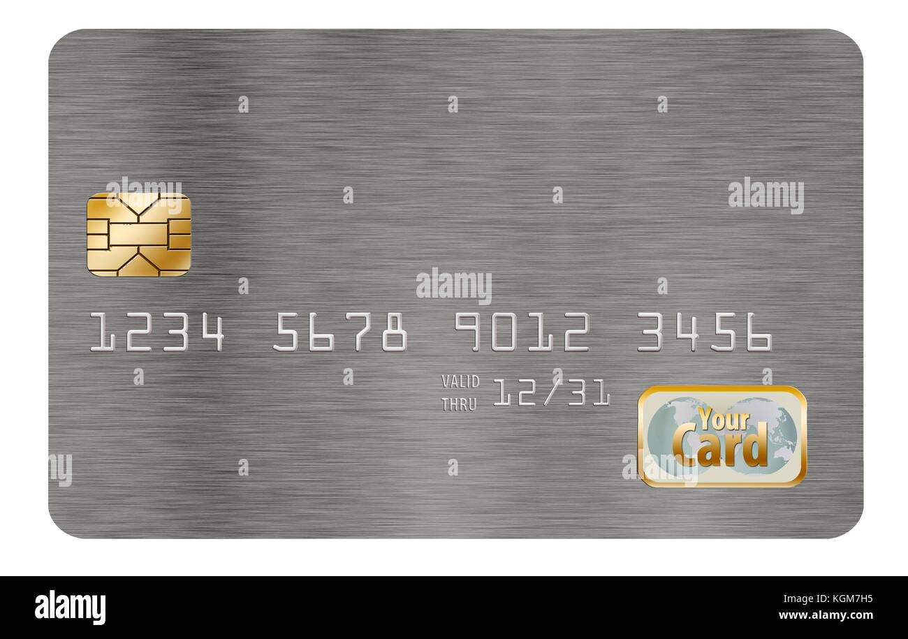 Generic credit card isolated on white background Stock Photo - Alamy