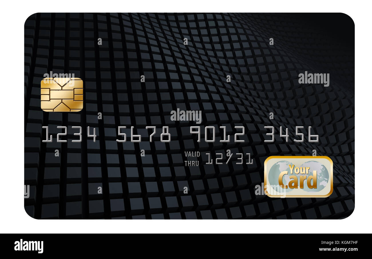 Generic credit card isolated on white background Stock Photo - Alamy