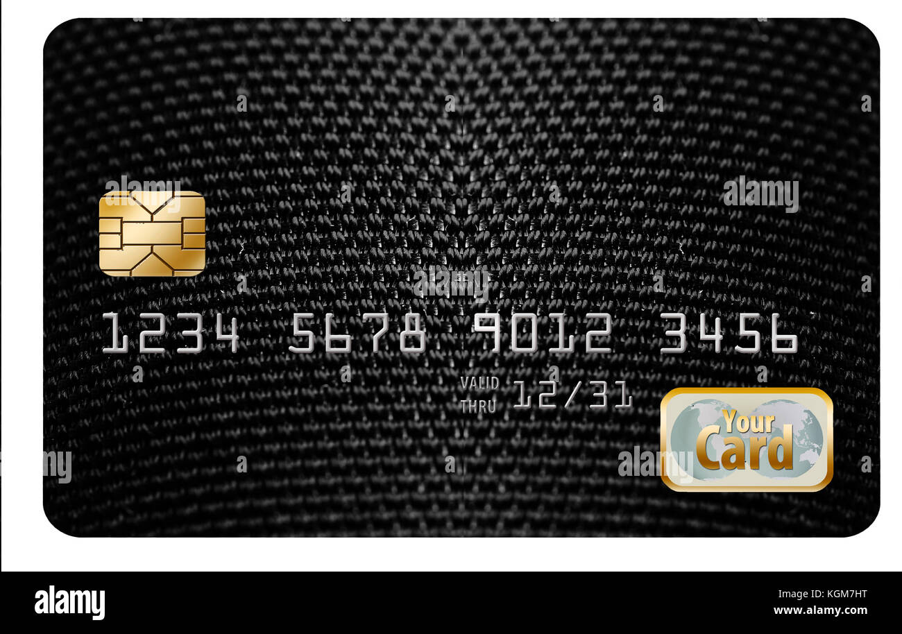 Generic credit card isolated on white background Stock Photo - Alamy