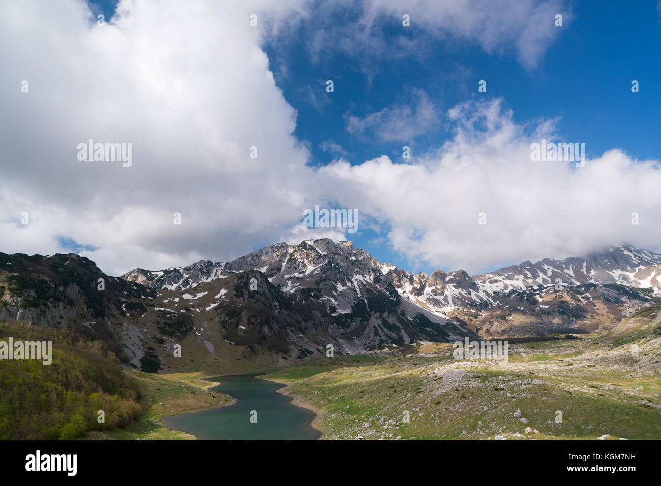 spring mountains in Durmitor national Park Stock Photo - Alamy
