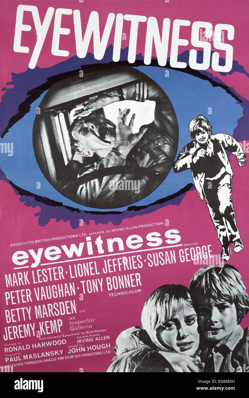 Eyewitness (1970) Film poster Date: 1970 Stock Photo - Alamy