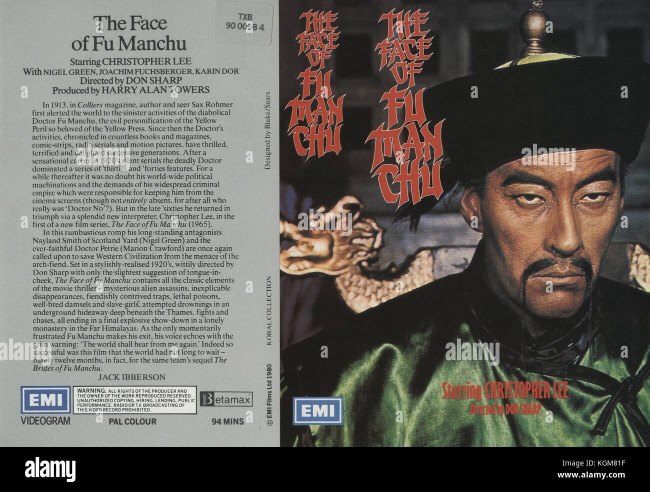 The Face of Fu Manchu (1965) Date: 1965 Stock Photo - Alamy