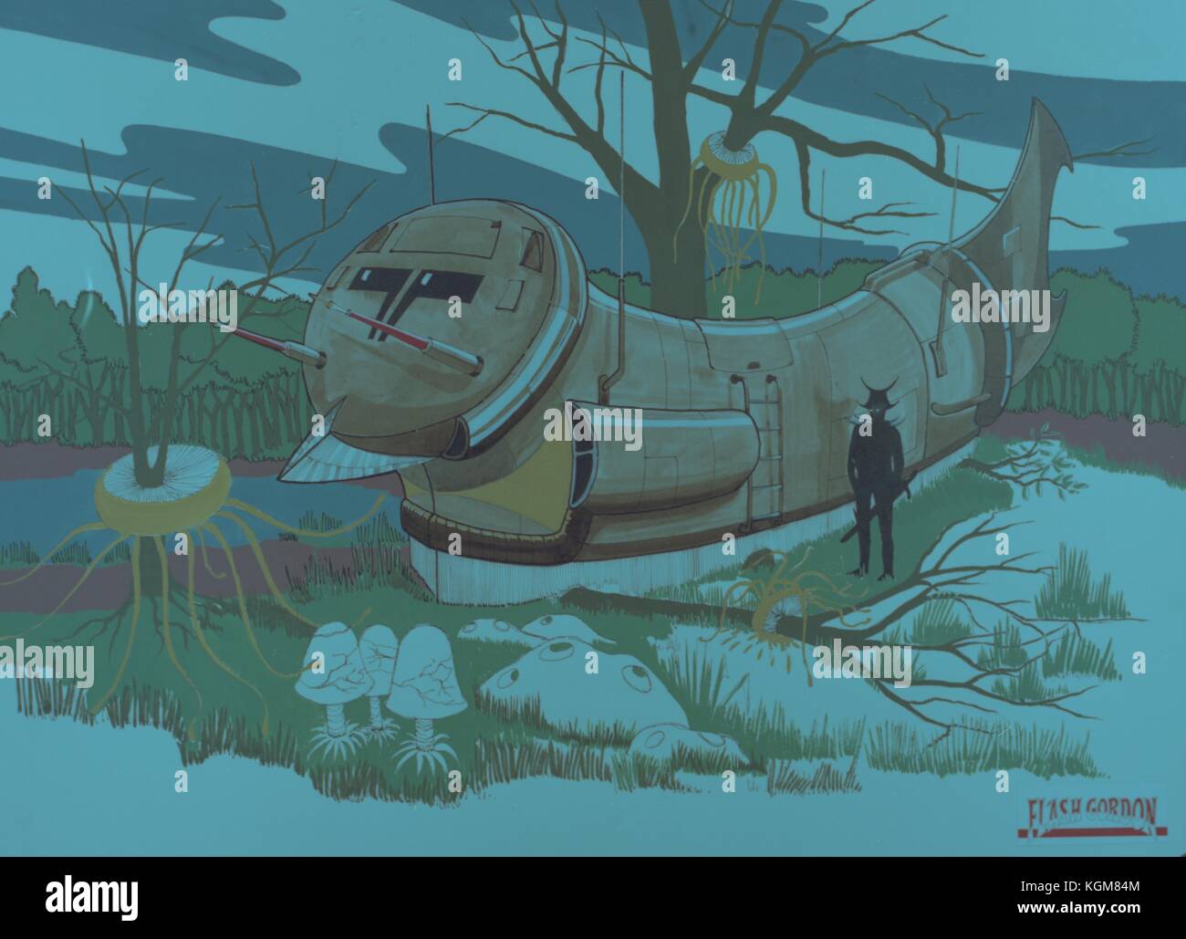 Flash Gordon (1980) , Production drawings Stock Photo - Alamy