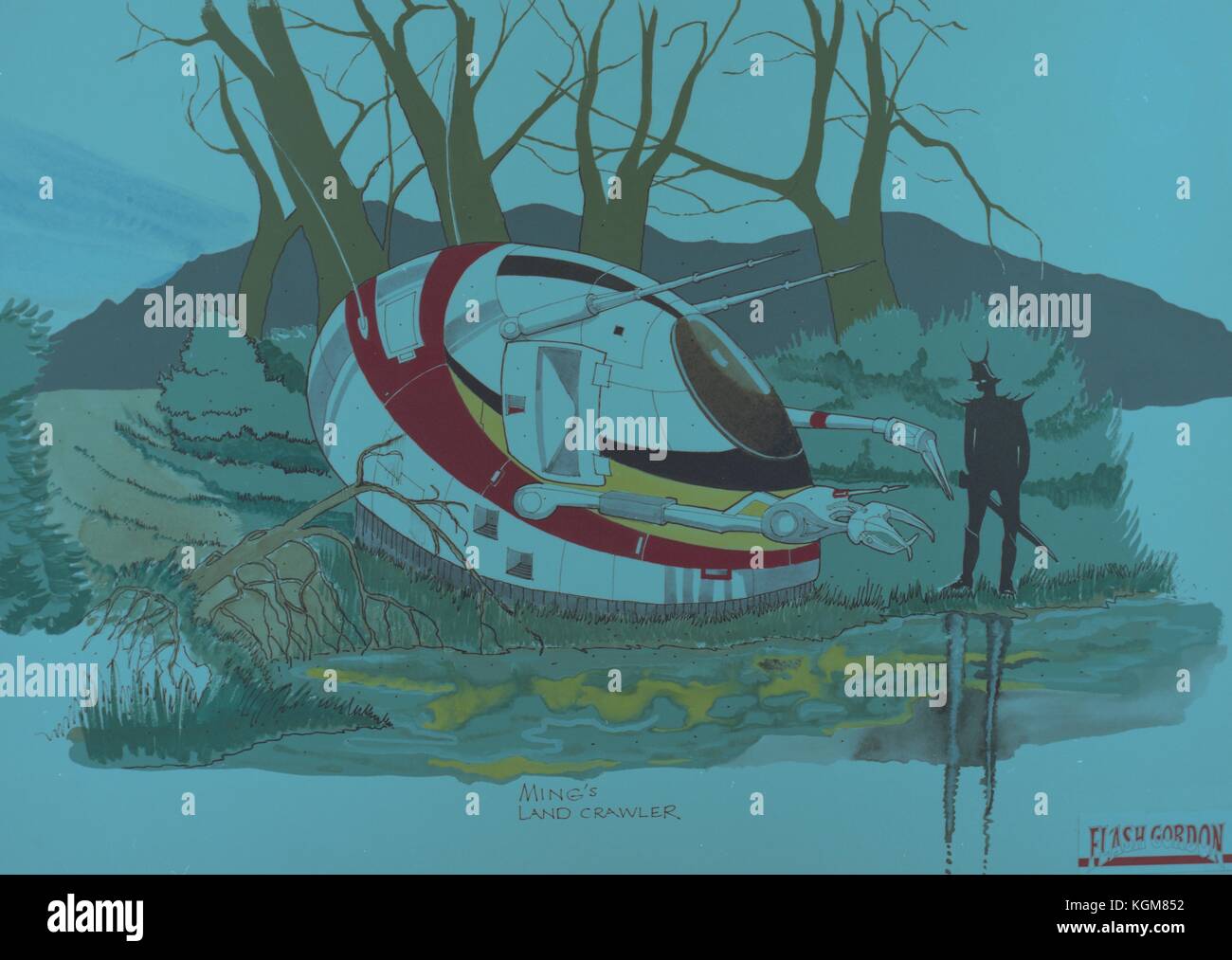 Flash Gordon (1980) , Production drawings Stock Photo - Alamy