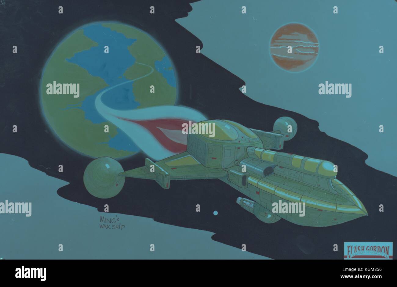 Flash Gordon (1980) , Production drawings Stock Photo - Alamy