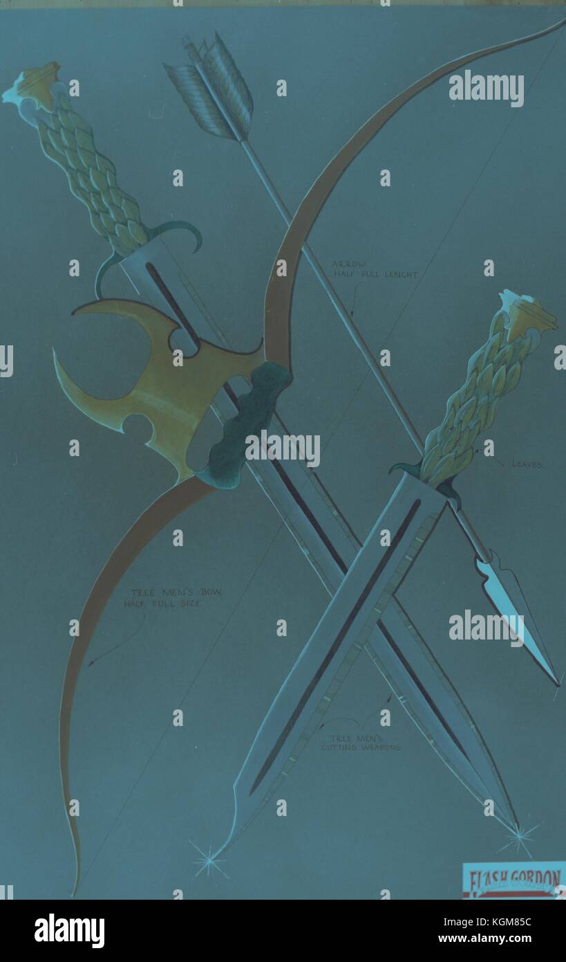 Flash Gordon (1980) , Production drawings Stock Photo - Alamy