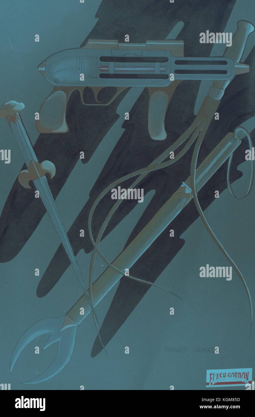 Flash Gordon (1980) , Production drawings Stock Photo - Alamy