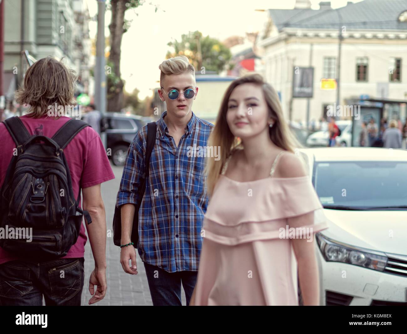 Man chasing girl hi-res stock photography and images - Alamy