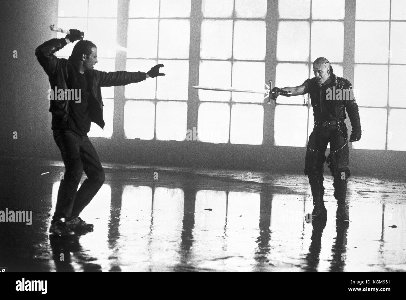 Highlander (1986) , Christopher Lambert Date: 1986 Stock Photo - Alamy