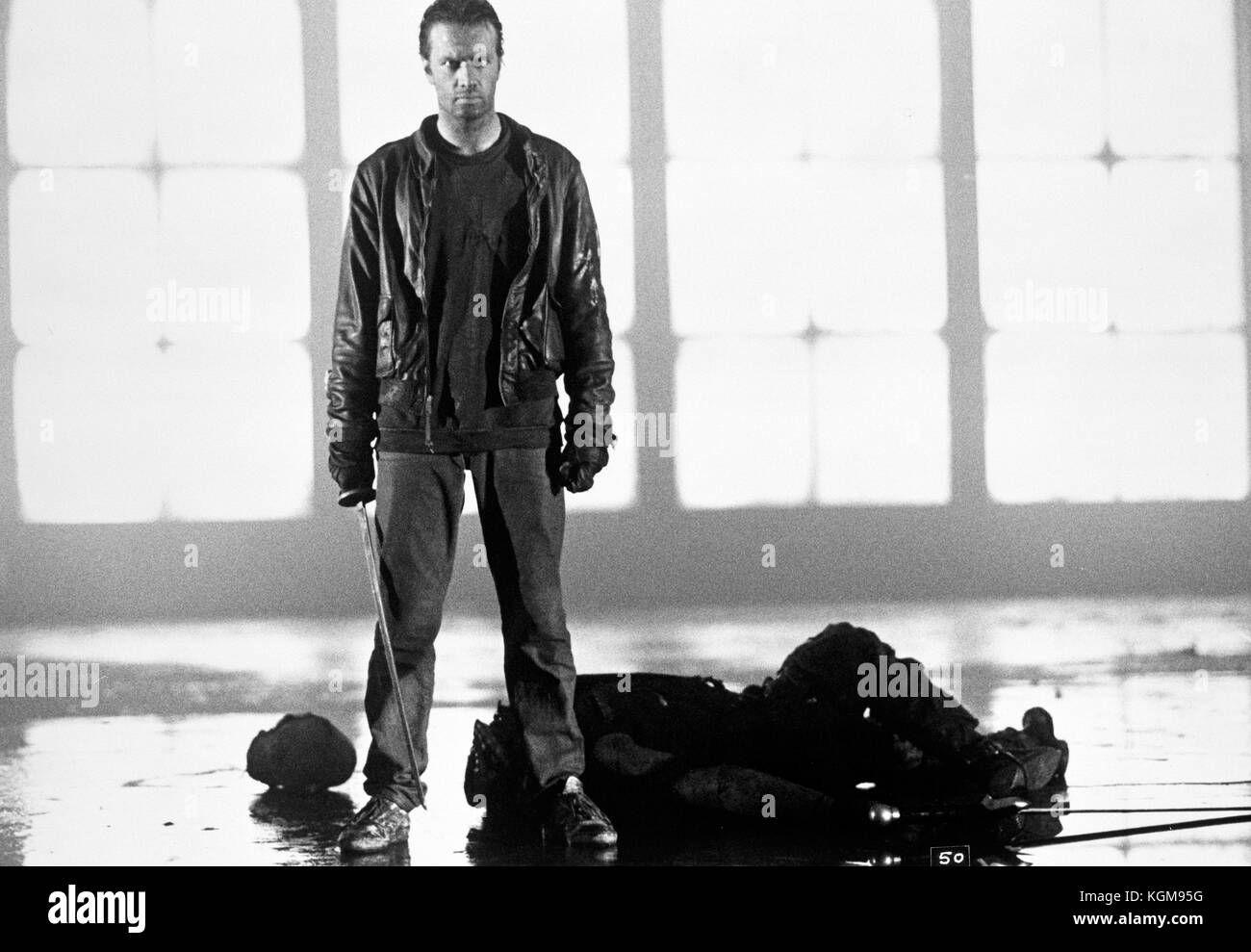 Highlander (1986) , Christopher Lambert Date: 1986 Stock Photo - Alamy