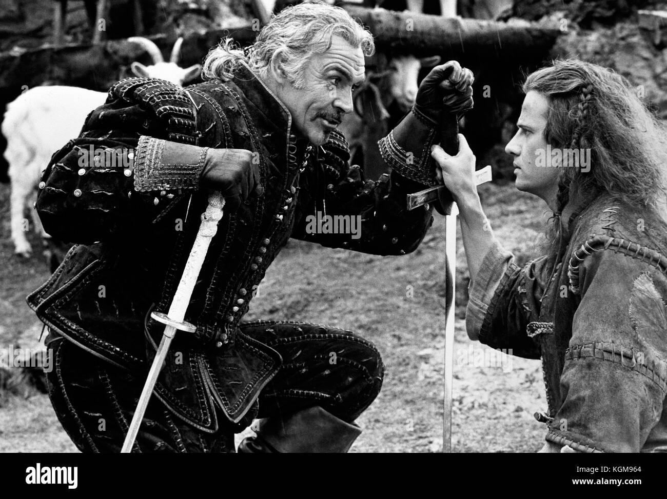 Highlander (1986) , Christopher Lambert Date: 1986 Stock Photo - Alamy