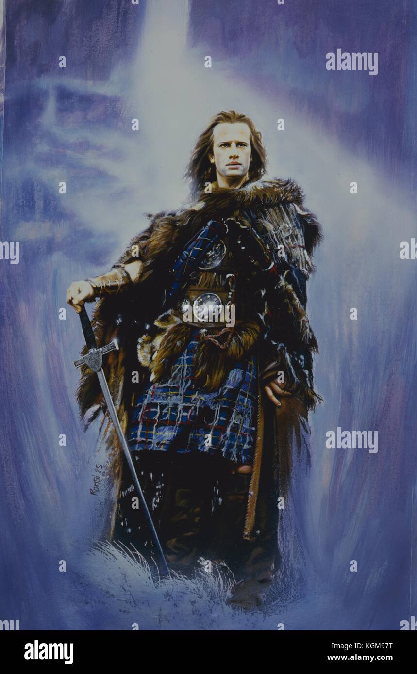 Highlander (1986) , Christopher Lambert Date: 1986 Stock Photo - Alamy