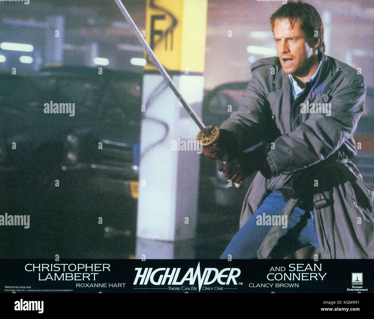 Highlander (1986) , Christopher Lambert Date: 1986 Stock Photo - Alamy