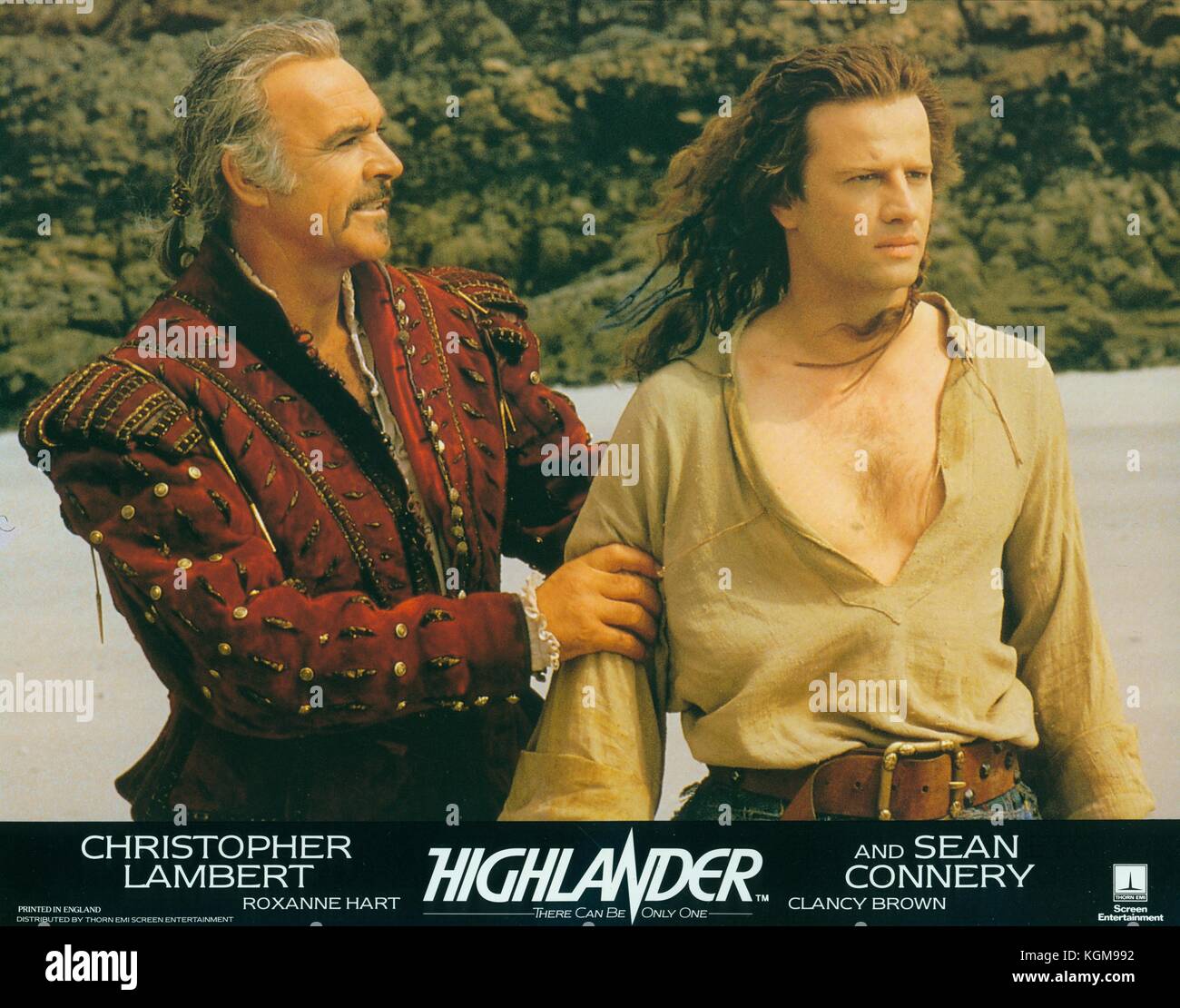 Highlander (1986) , Christopher Lambert , Sean Connery Date: 1986 Stock ...