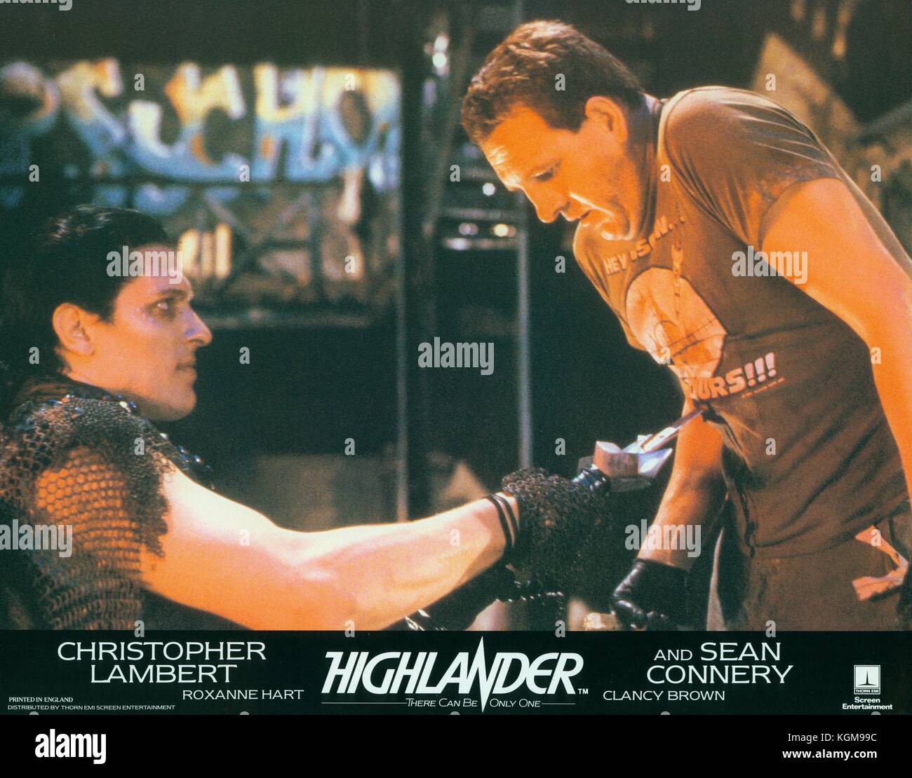Highlander (1986) , Clancy Brown Date: 1986 Stock Photo - Alamy