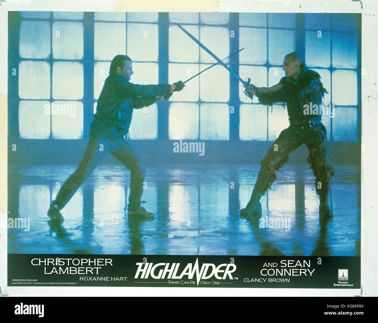 Highlander (1986) , Christopher Lambert , Clancy Brown Date: 1986 Stock ...