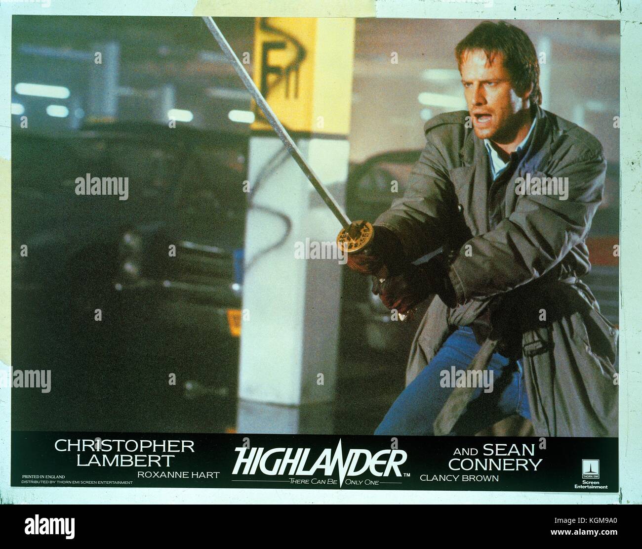 Highlander (1986) , Christopher Lambert Date: 1986 Stock Photo - Alamy