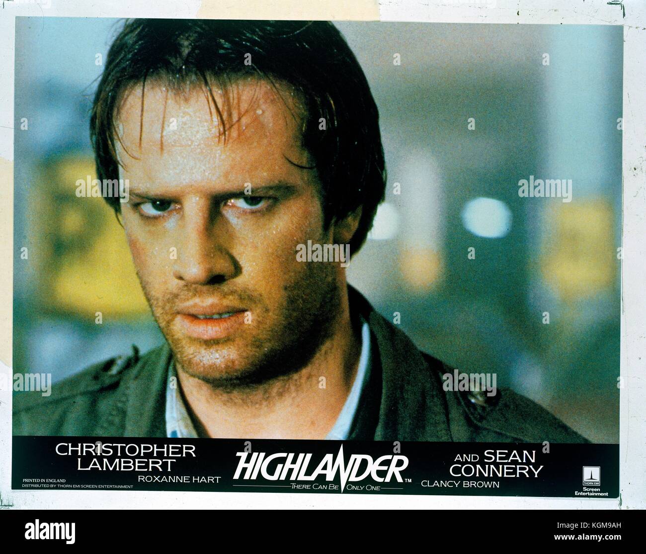 Highlander (1986) , Christopher Lambert Date: 1986 Stock Photo - Alamy