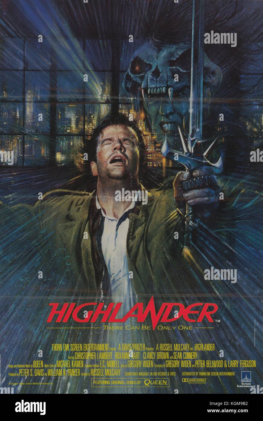 Highlander (1986) , Christopher Lambert Date: 1986 Stock Photo - Alamy