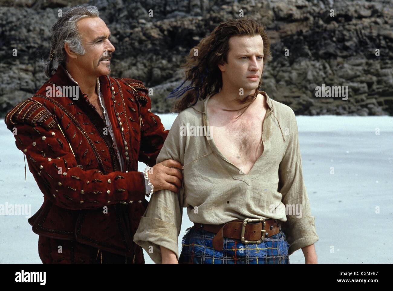 Highlander (1986) , Christopher Lambert , Sean Connery Date: 1986 Stock ...