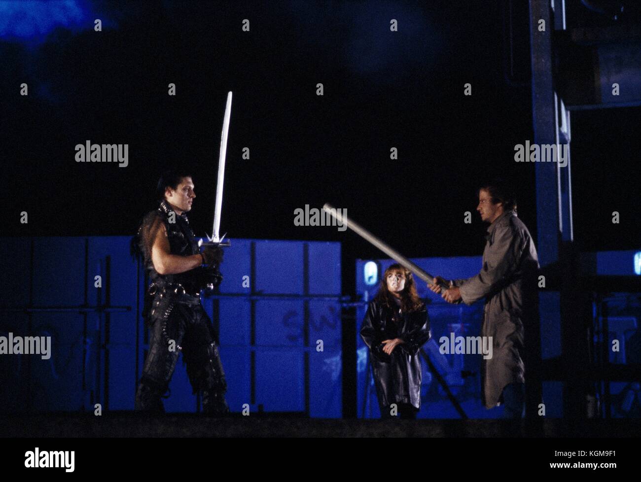 Highlander (1986) , Christopher Lambert , Clancy Brown Date: 1986 Stock ...