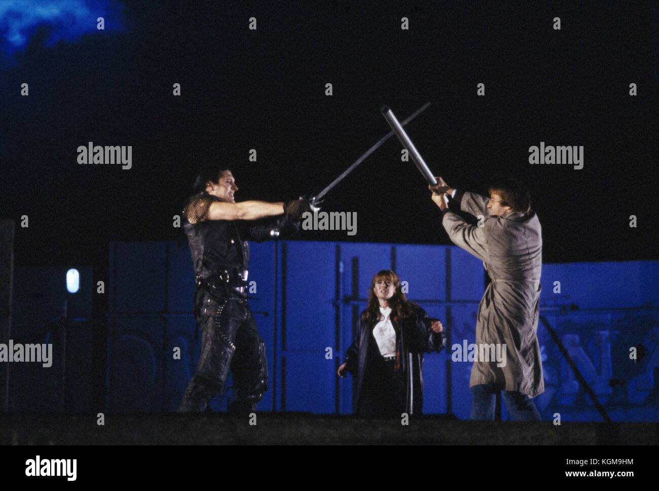 Highlander (1986) , Clancy Brown Date: 1986 Stock Photo - Alamy