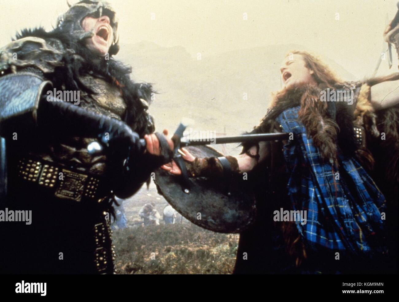 Highlander (1986) , Christopher Lambert , Clancy Brown Date: 1986 Stock ...
