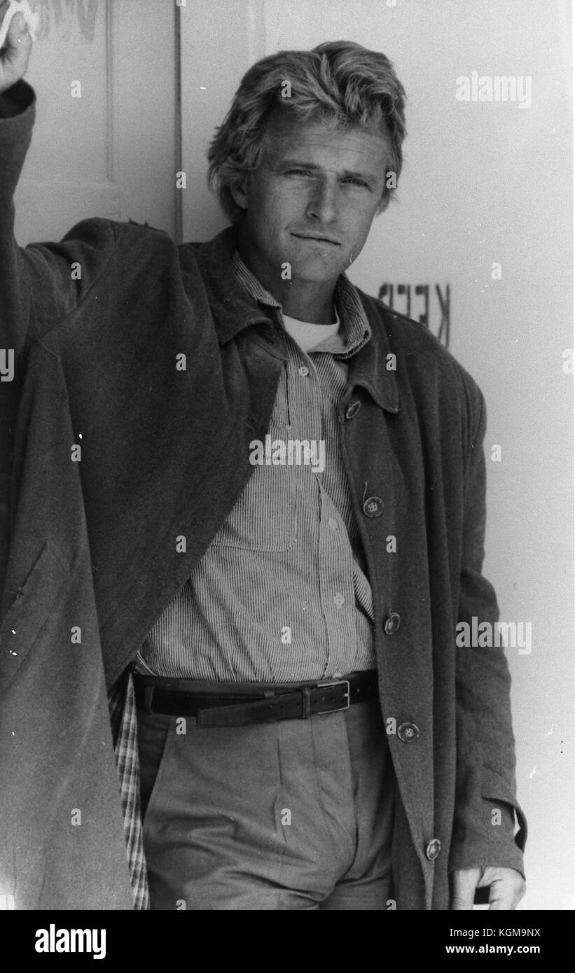 The Hitcher (1986) Rutger Hauer Date: 1986 Stock Photo - Alamy