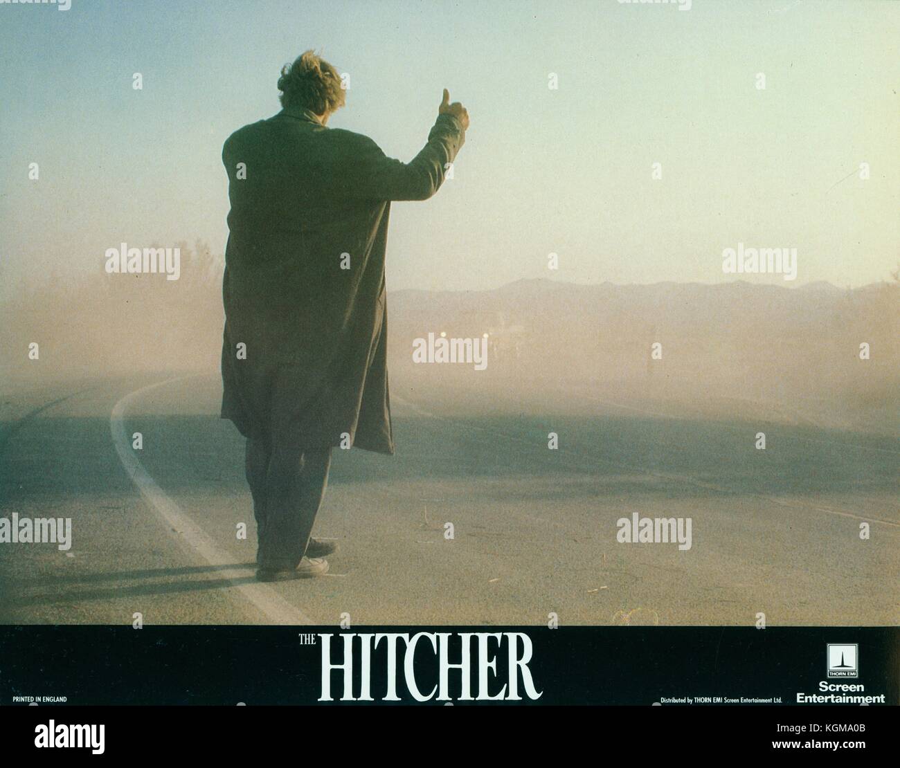 The Hitcher (1986) Rutger Hauer Date: 1986 Stock Photo - Alamy