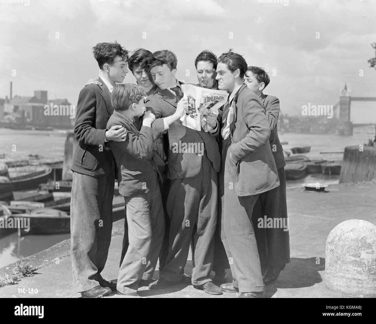 Hue and Cry (1947) , Harry Fowler Stock Photo - Alamy