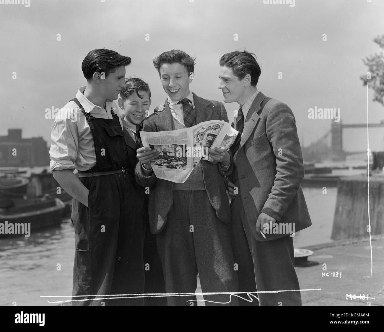 Hue and Cry (1947) , Harry Fowler Stock Photo - Alamy