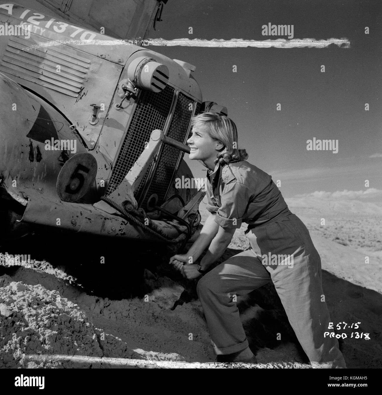Ice Cold in Alex (1957) , Sylvia Sims Date: 1957 Stock Photo - Alamy
