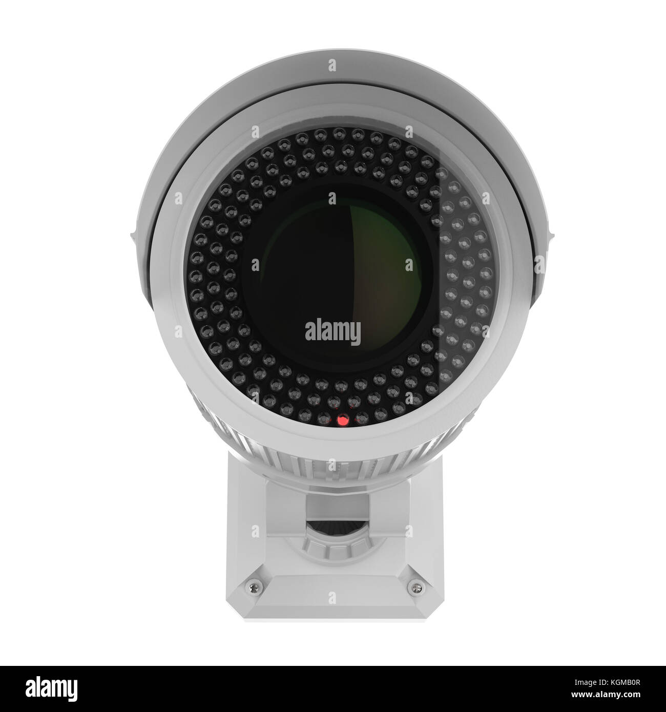 3d rendering security camera or cctv camera isolated on white Stock ...
