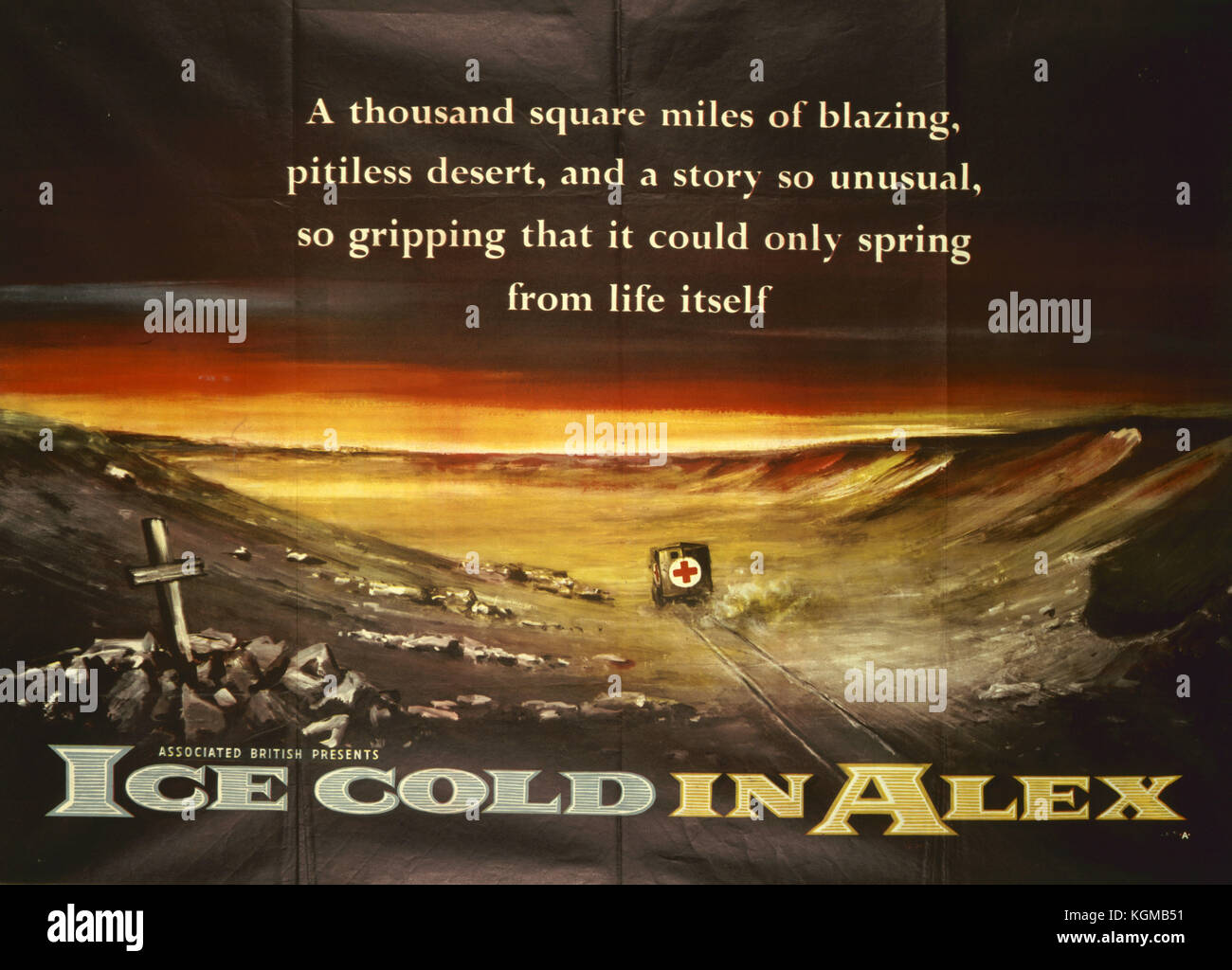 Ice Cold in Alex (1957) Film poster Date: 1957 Stock Photo - Alamy