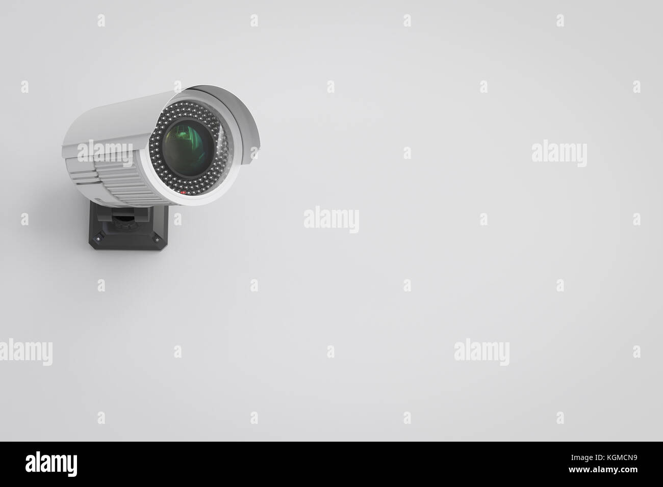 3d rendering security camera or cctv camera on wall Stock Photo - Alamy