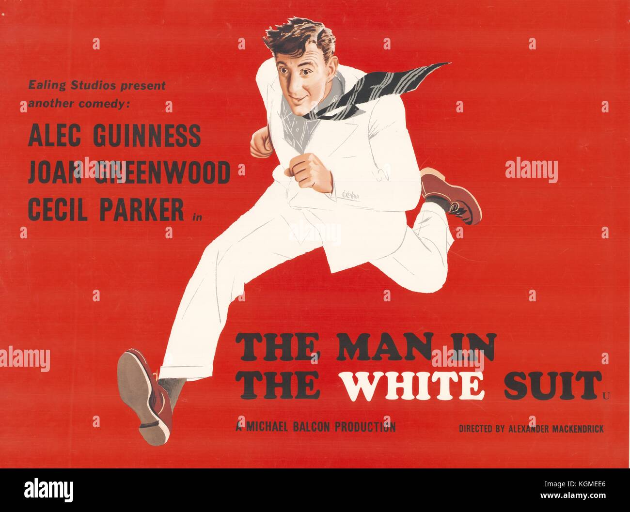 The Man in the White Suit (1951) , Film poster Stock Photo - Alamy