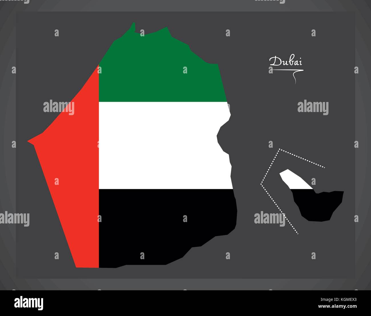Dubai map hi-res stock photography and images - Alamy
