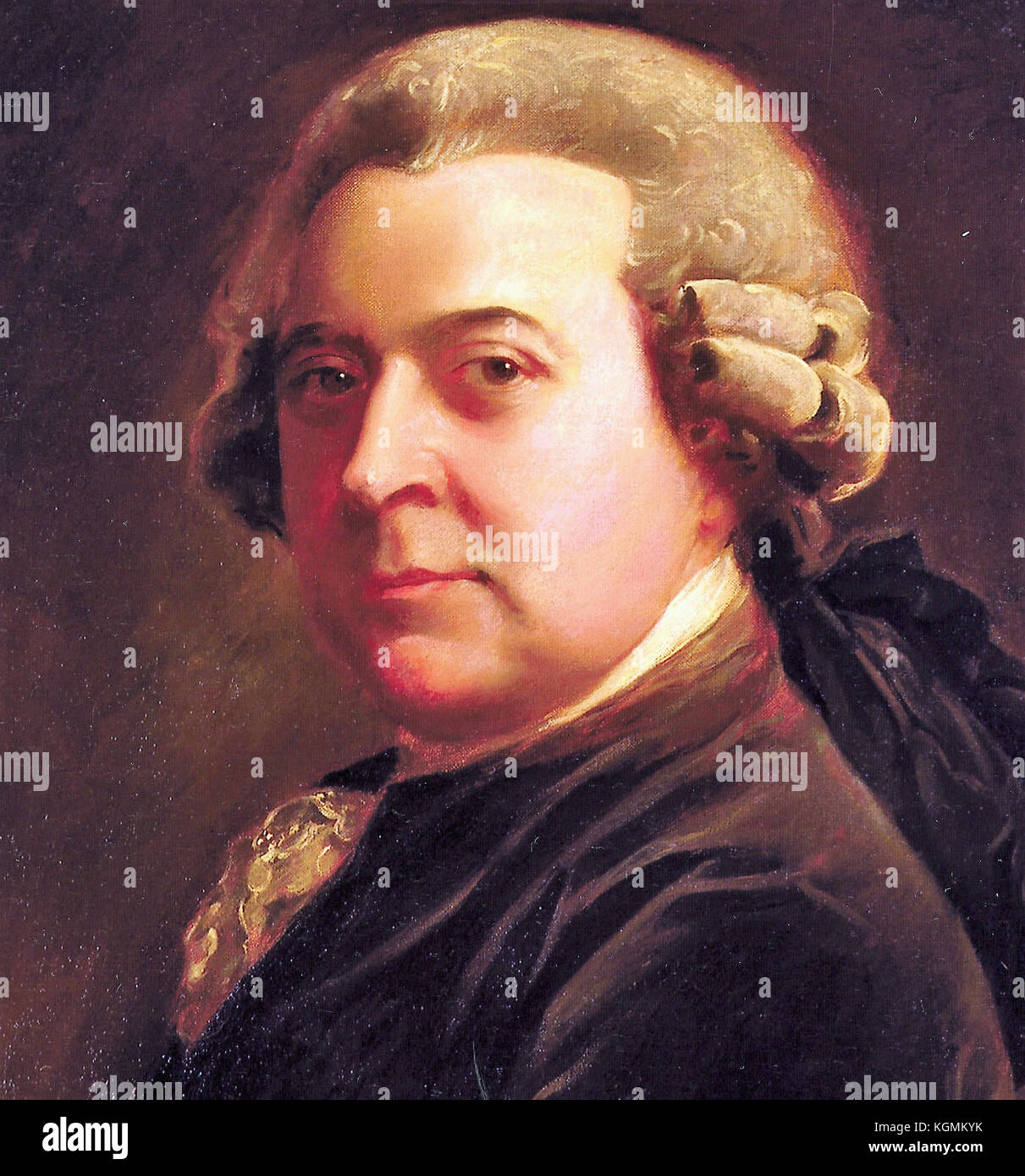 Portrait of John Adams Stock Photo - Alamy