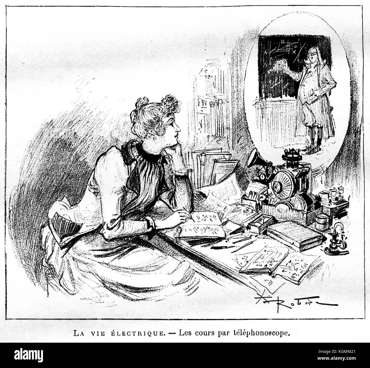 Robida siecle hi-res stock photography and images - Alamy