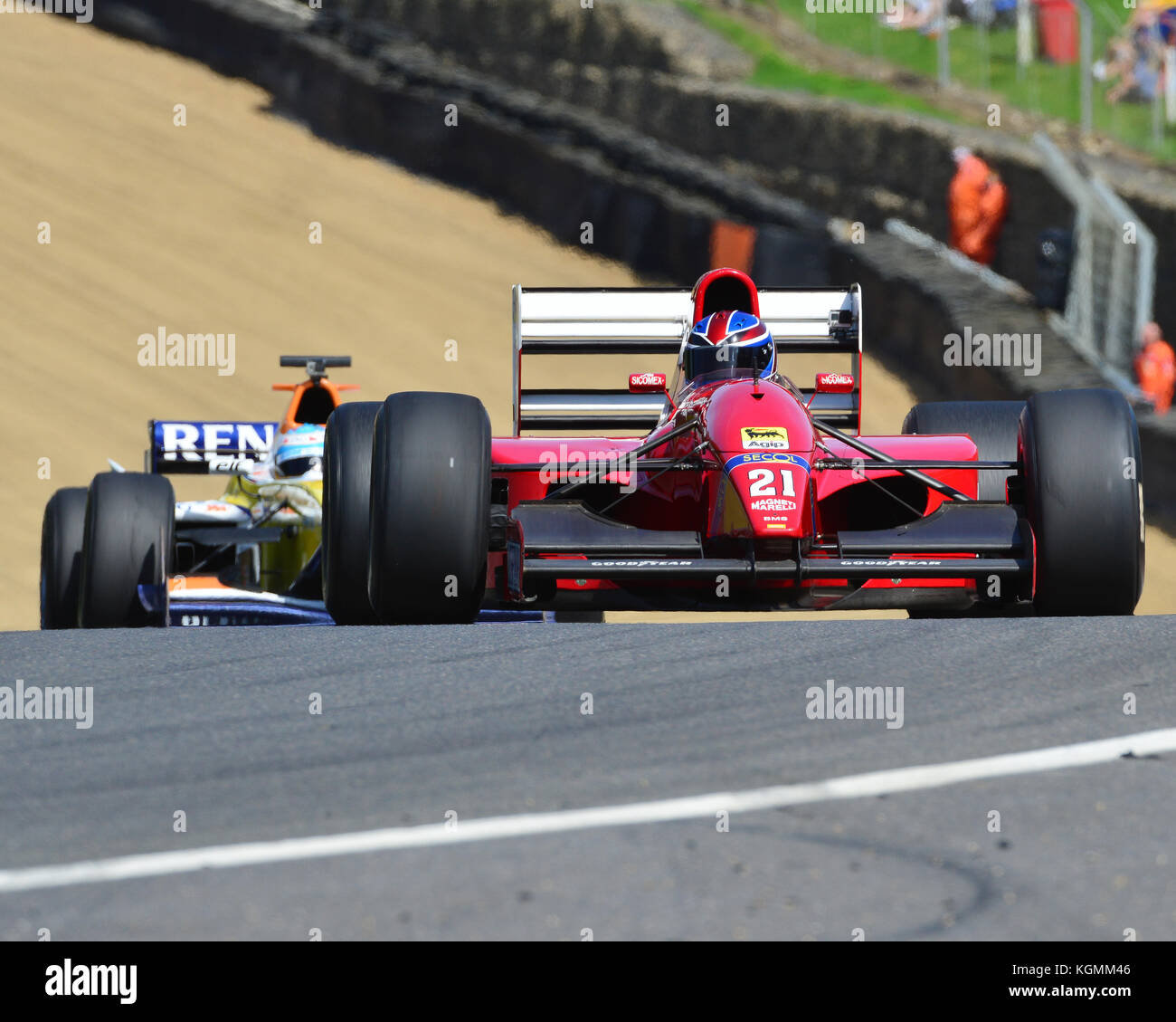 Mike Dewhirst, Dallara-Ferrari F192, Festival Italia, Brands Hatch ...