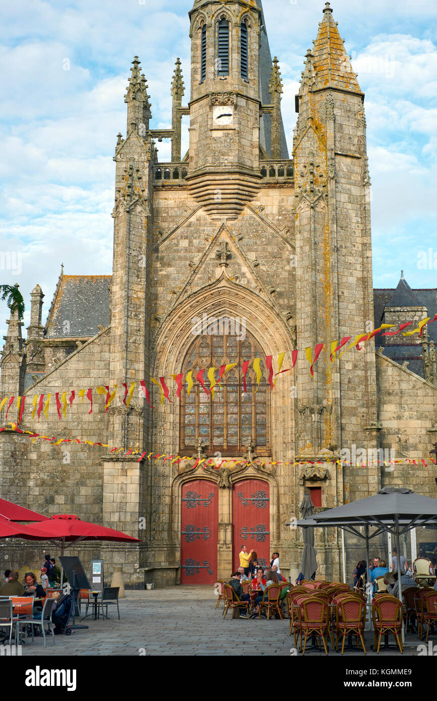 The Medieval town of Guerande in the Loire-Atlantique region of ...