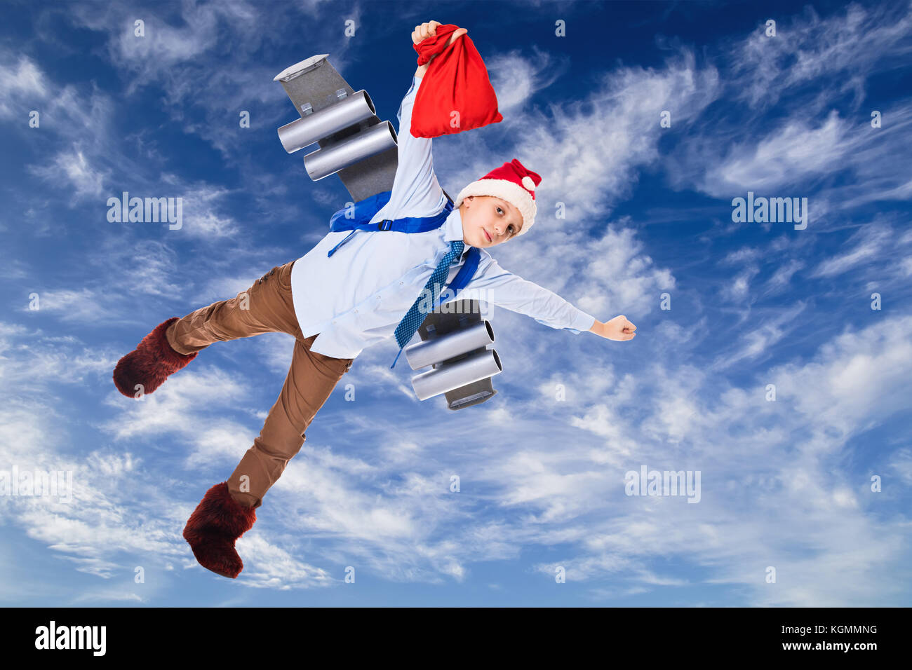 Jetpack jet pack flying rocket pilot hi-res stock photography and ...